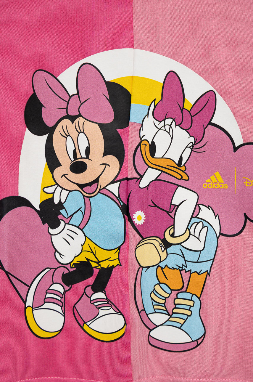 adidas Performance tricou de bumbac pentru copii culoarea roz | ANSWEAR.ro