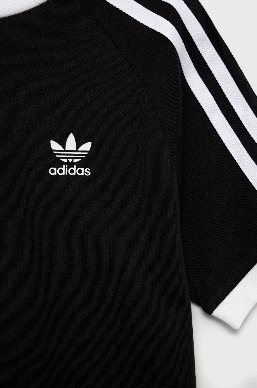 adidas Originals gyerek póló fekete, nyomott mintás | ANSWEAR.hu