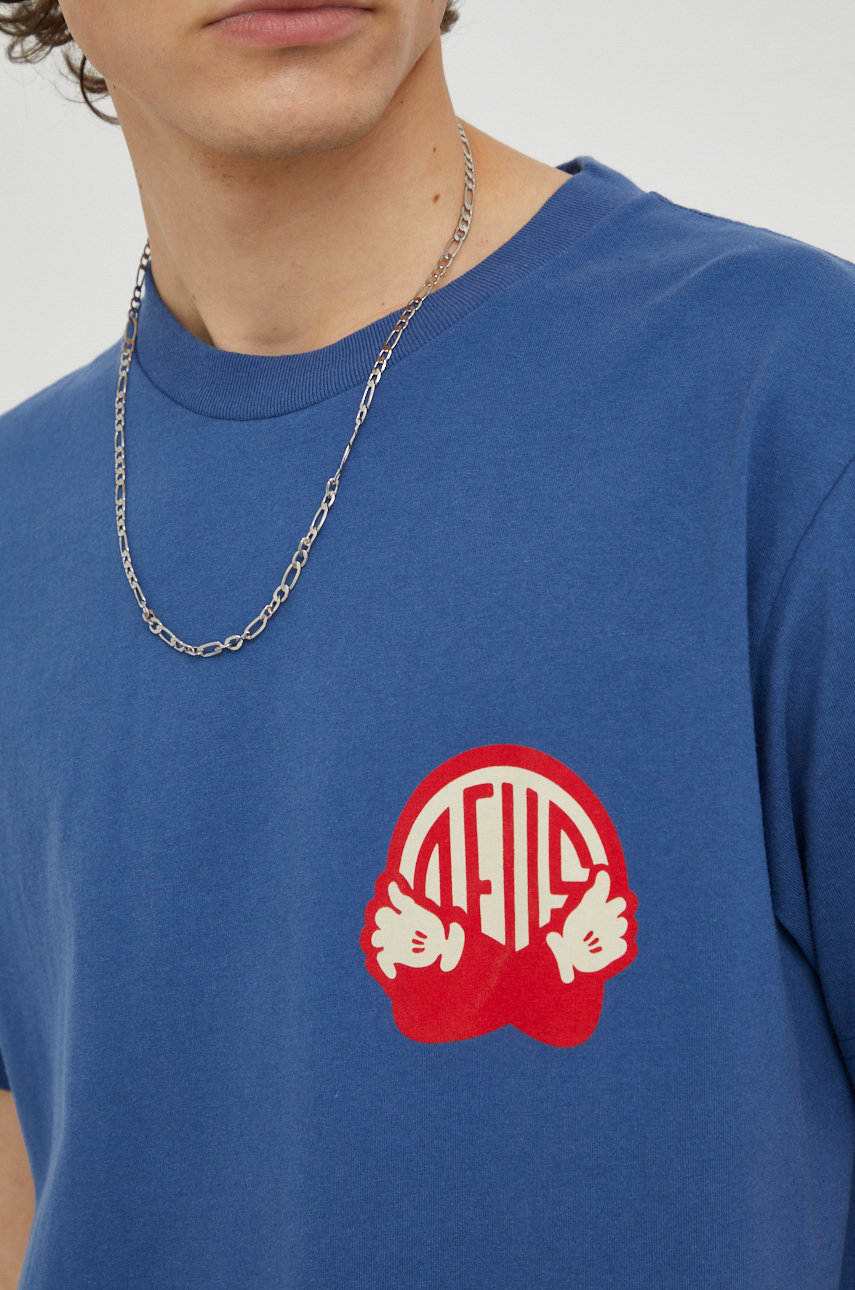 Deus Ex Machina t-shirt bawełniany z nadrukiem | Answear.com