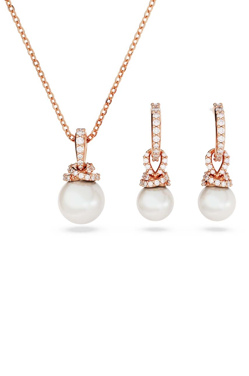 Swarovski colier si cercei ORIGINALLY | ANSWEAR.ro