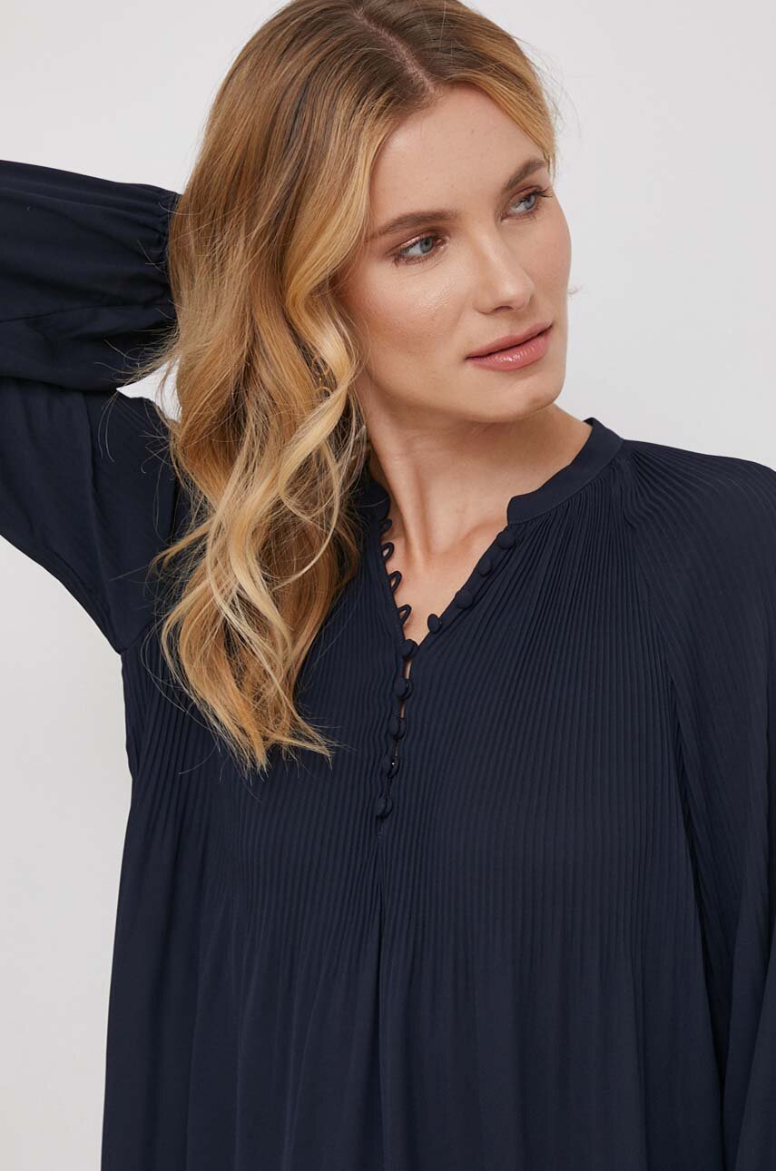 Lauren Ralph Lauren bluzka damska kolor granatowy gładka | Answear.com Lauren Ralph Lauren bluzka damska kolor granatowy gładka | Answear.com