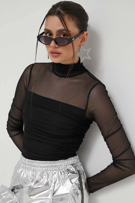 Body HUGO čierna farba, jednofarebná | ANSWEAR.sk