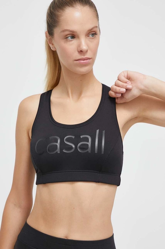 Casall biustonosz sportowy Iconic kolor czarny | Answear.com