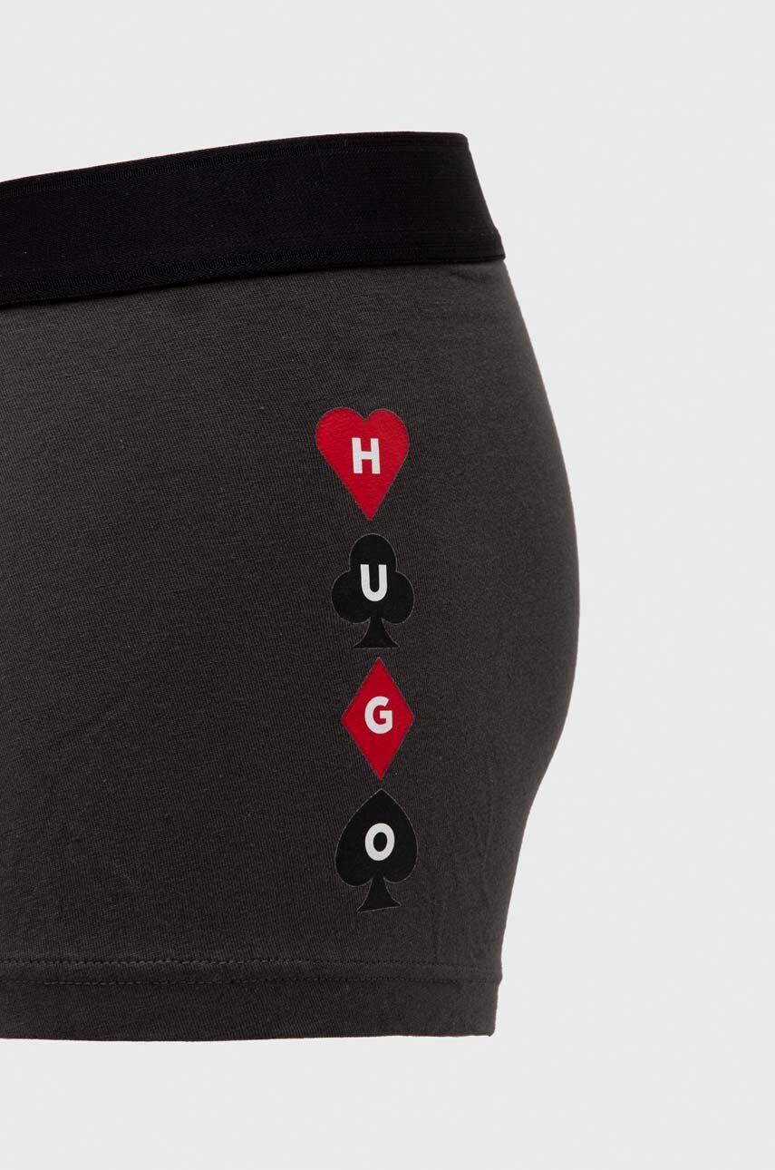 Боксери HUGO чоловічі колір сірий | ANSWEAR.ua