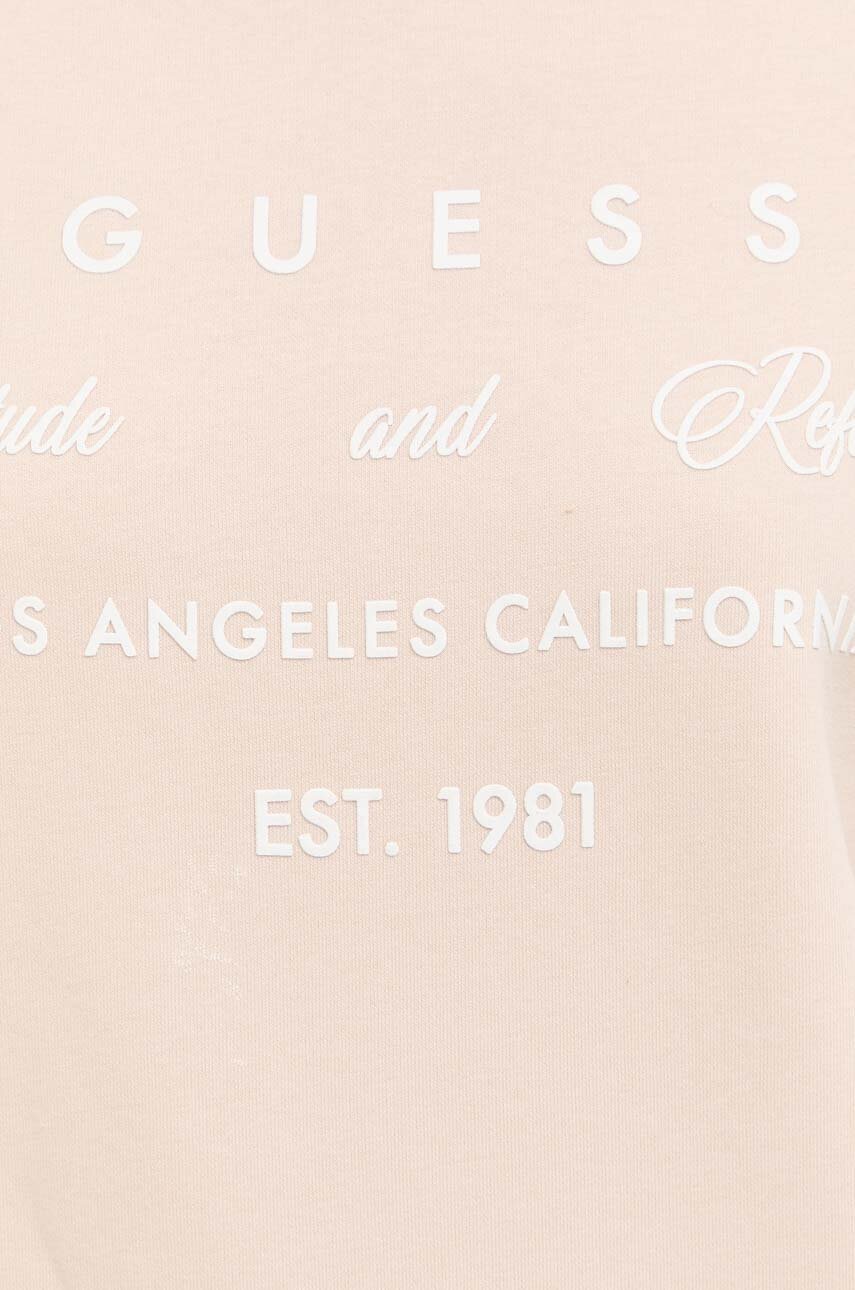 Кофта Guess жіноча колір бежевий візерунок | ANSWEAR.ua