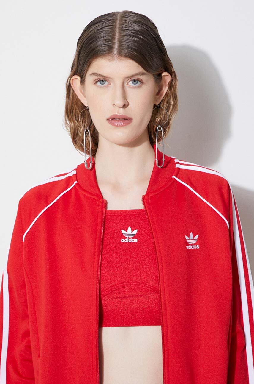 adidas Originals bluza Adicolor Classics SST damska kolor czerwony z ...