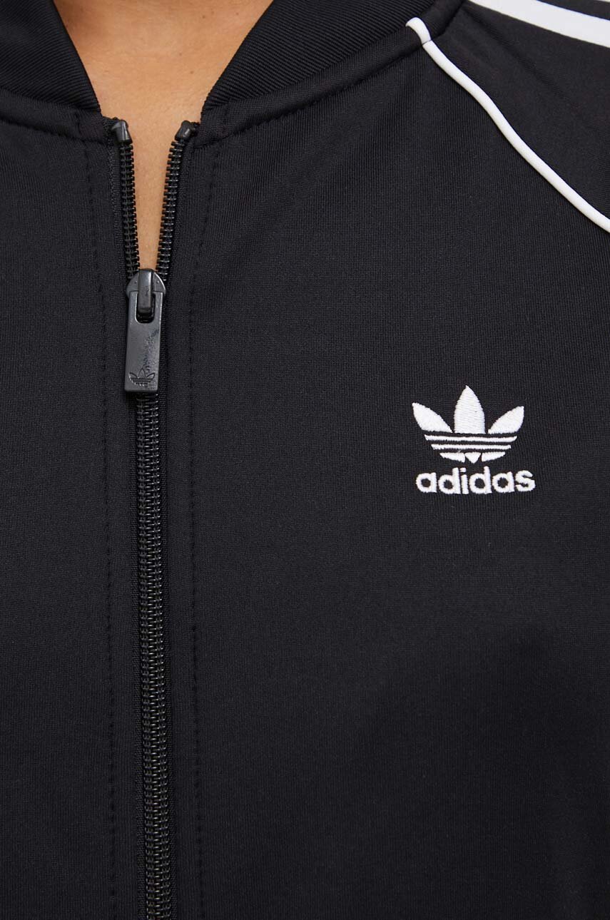 Mikina adidas Originals Adicolor Classics SST dámska, čierna farba, s ...