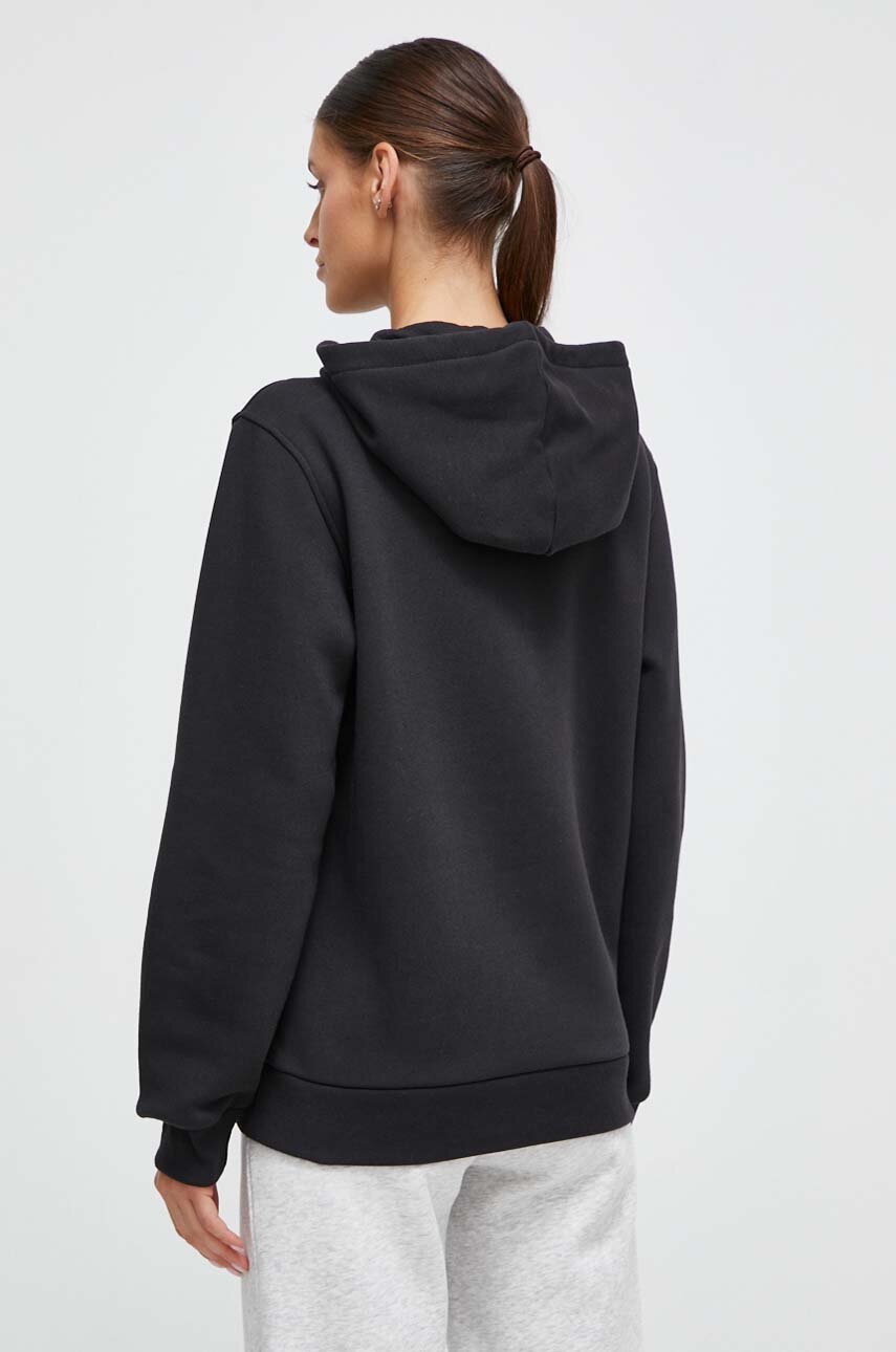 adidas Originals bluza damska kolor czarny z kapturem z nadrukiem ...