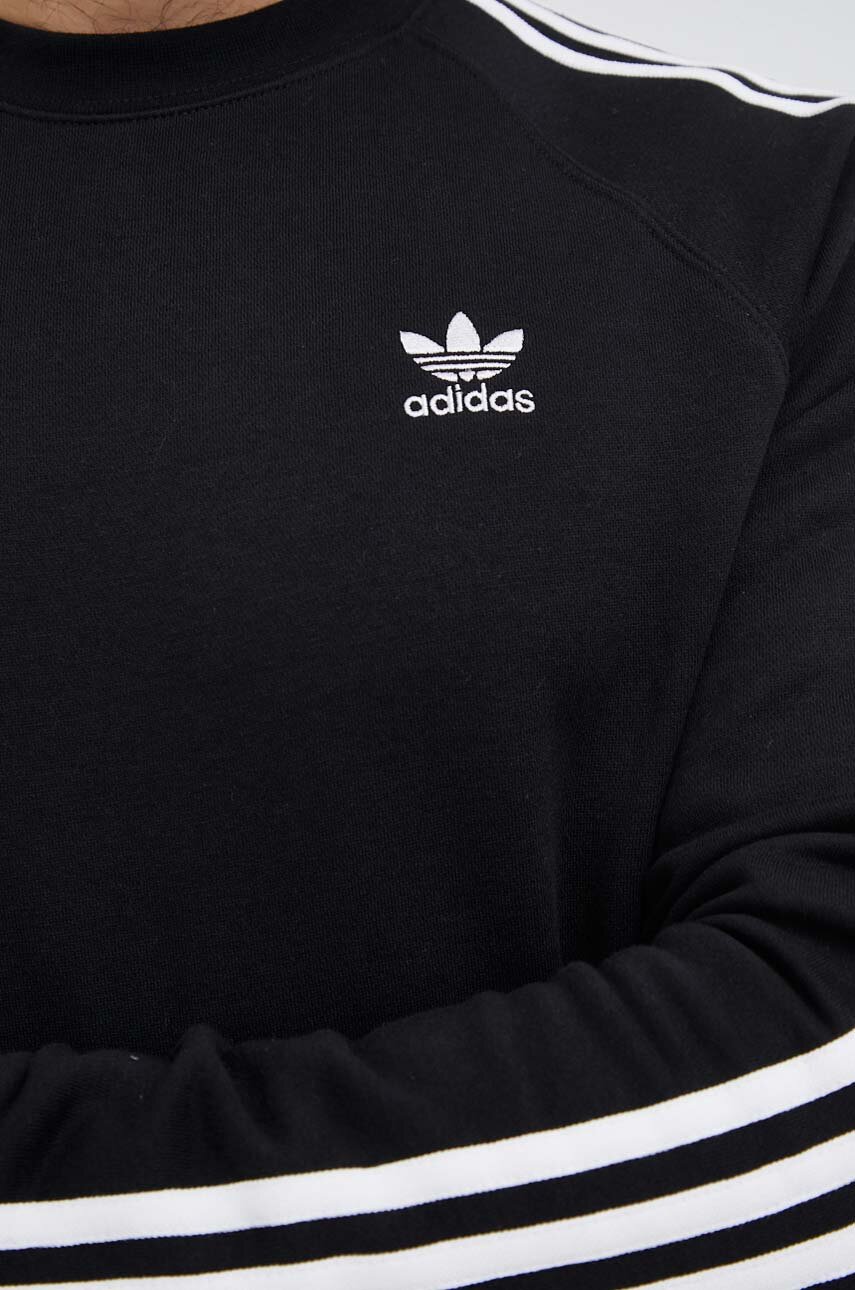 adidas Originals bluza 3-Stripes męska kolor czarny z aplikacją IM2087 ...