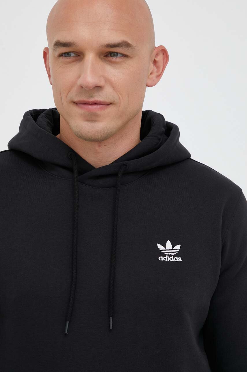 adidas Originals bluza męska kolor czarny z kapturem z aplikacją IM4522 ...