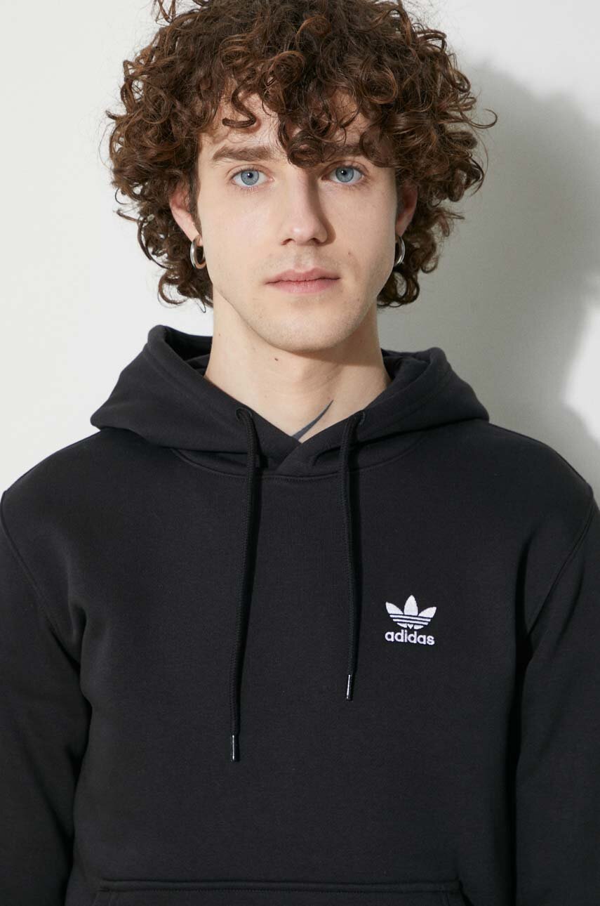 adidas Originals bluza męska kolor czarny z kapturem z aplikacją IM4522 ...