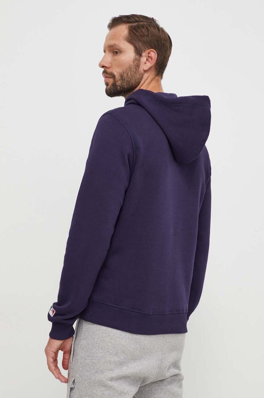 Кофта 47brand MLB Los Angeles Dodgers чоловіча колір синій з капюшоном ...