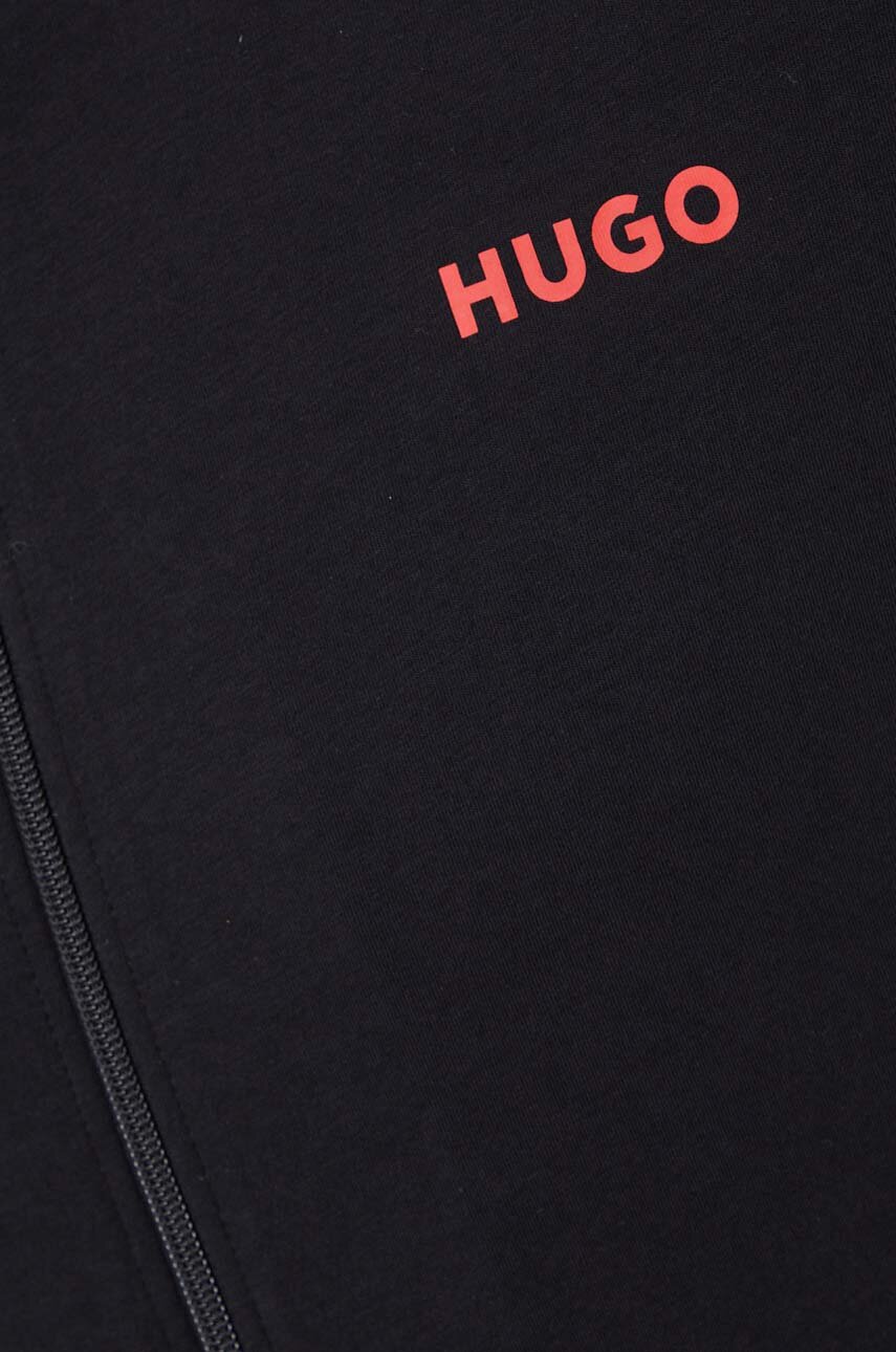 HUGO bluza lounge kolor czarny z nadrukiem 50505128 | Answear.com