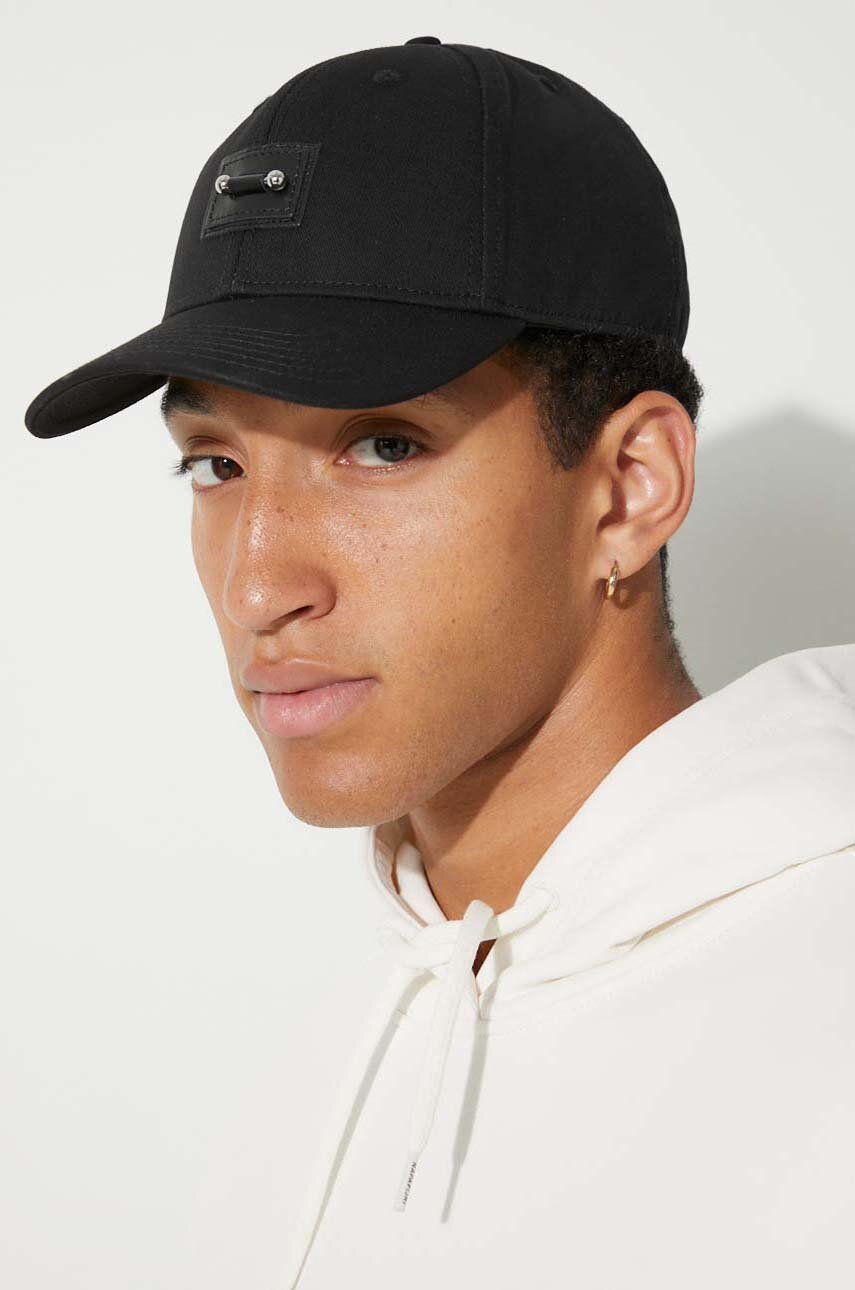 Neil Barett baseball cap TWILL SIX PANELS CAP black color PBCP320D ...