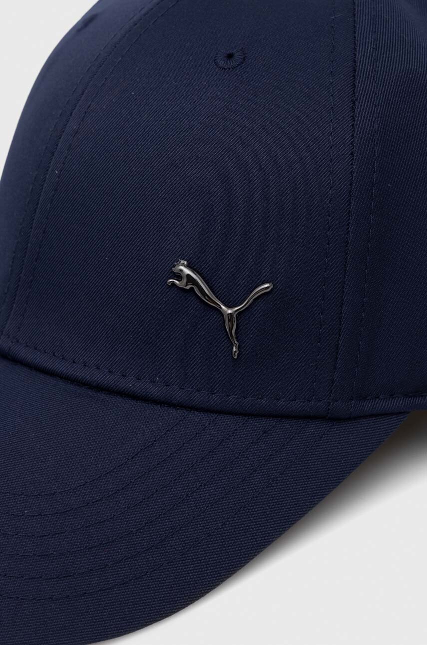 Puma czapka z daszkiem kolor granatowy gładka | Answear.com