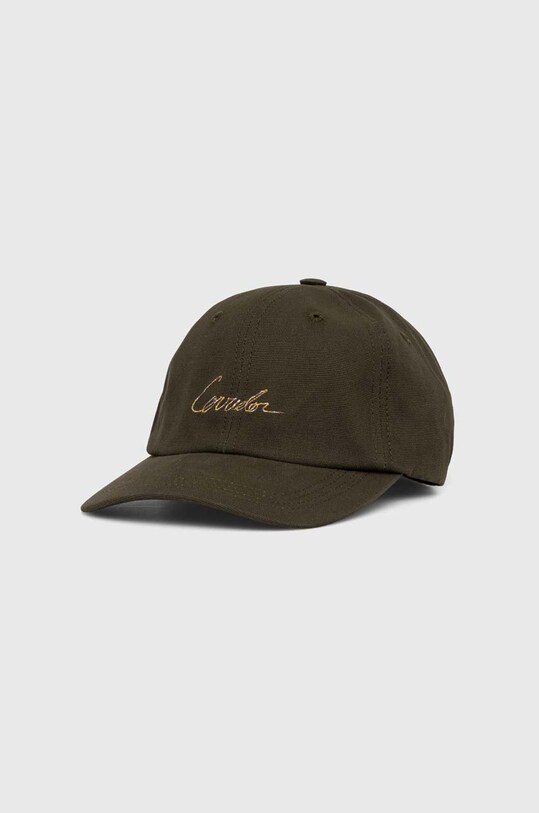 Corridor cotton baseball cap Corridor Script Cap green color HT0096 at ...