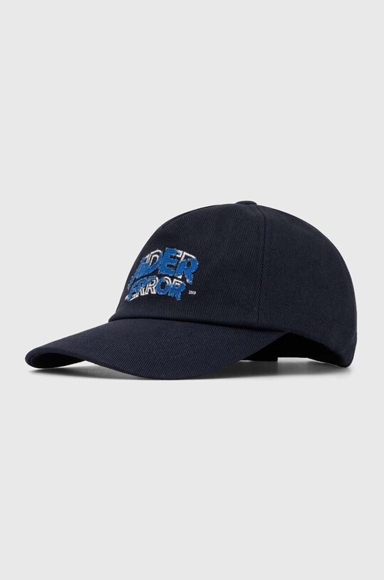 Ader Error cotton baseball cap Edca Logo Cap navy blue color ...