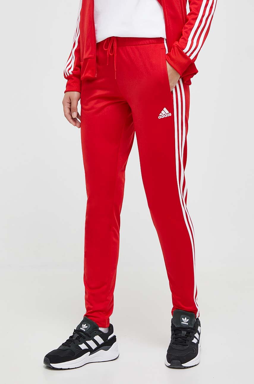 adidas dres Essentials damski kolor czerwony IJ8784 | Answear.com