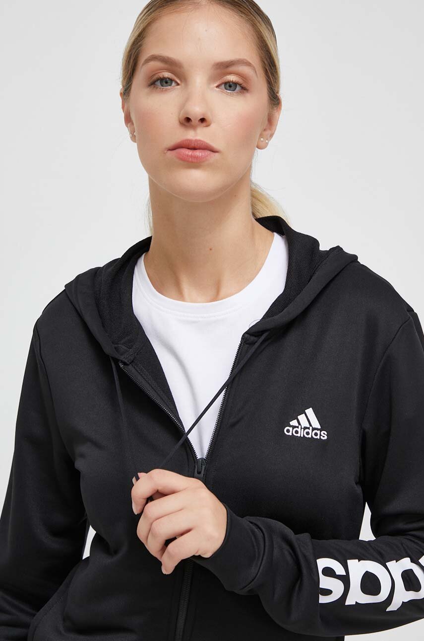 Trenirka adidas za žene, boja: crna | ANSWEAR.hr