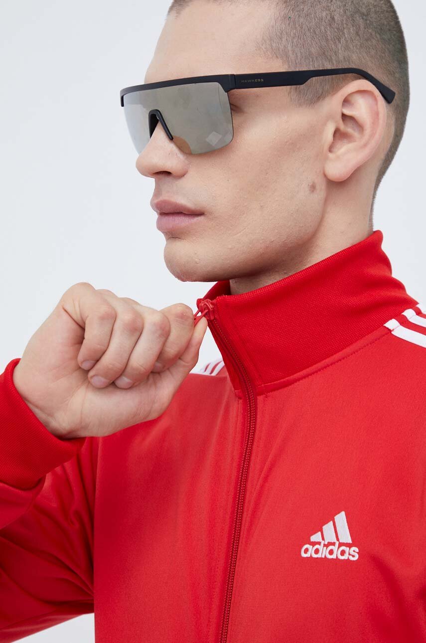 Trenirka adidas za muškarce, boja: crvena | ANSWEAR.hr