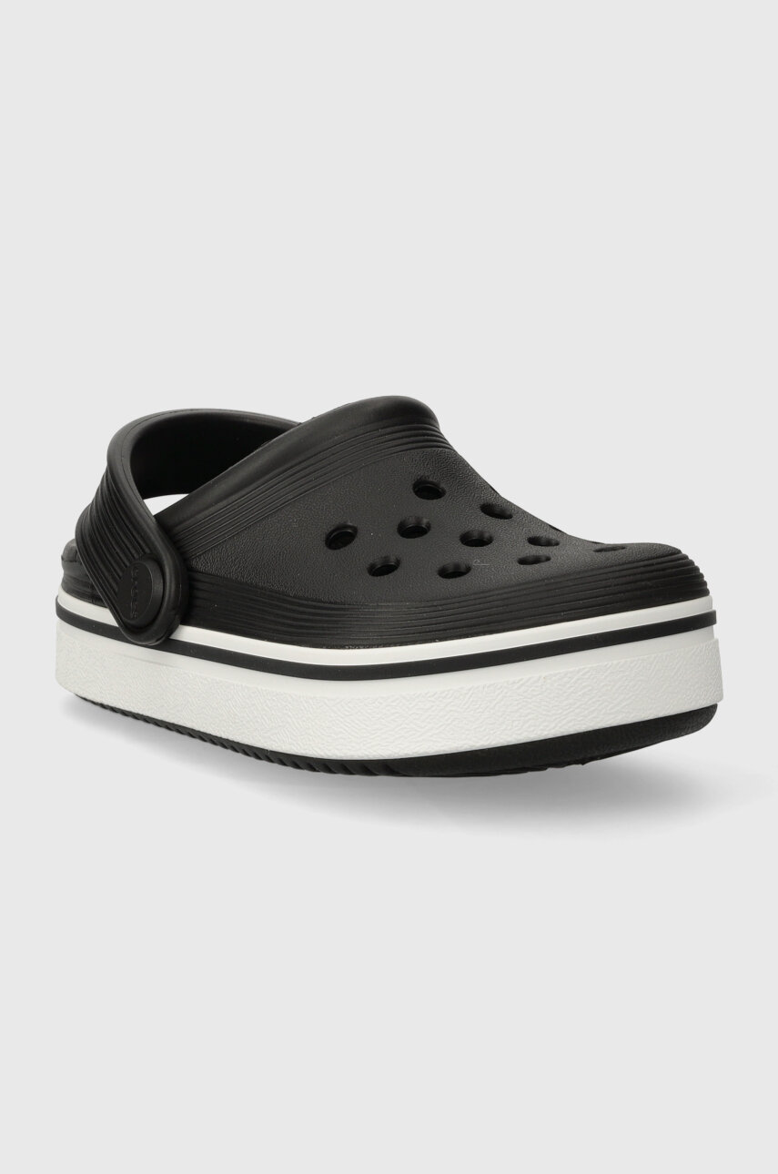 Παιδικές παντόφλες Crocs 208479 Off Court Clog T χρώμα: μαύρο | ANSWEAR.gr