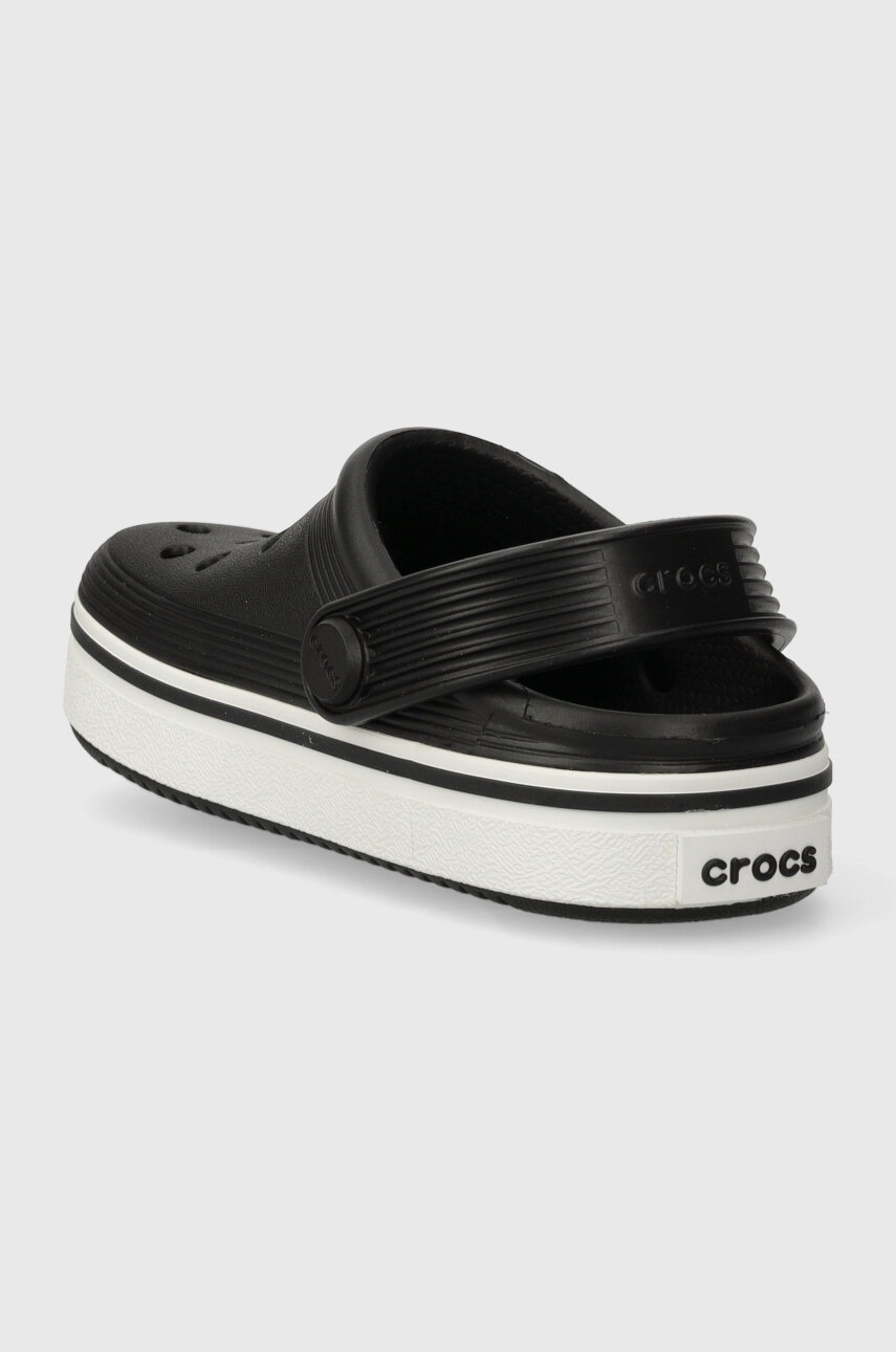 Crocs klapki dziecięce 208479 Off Court Clog T kolor czarny | Answear.com