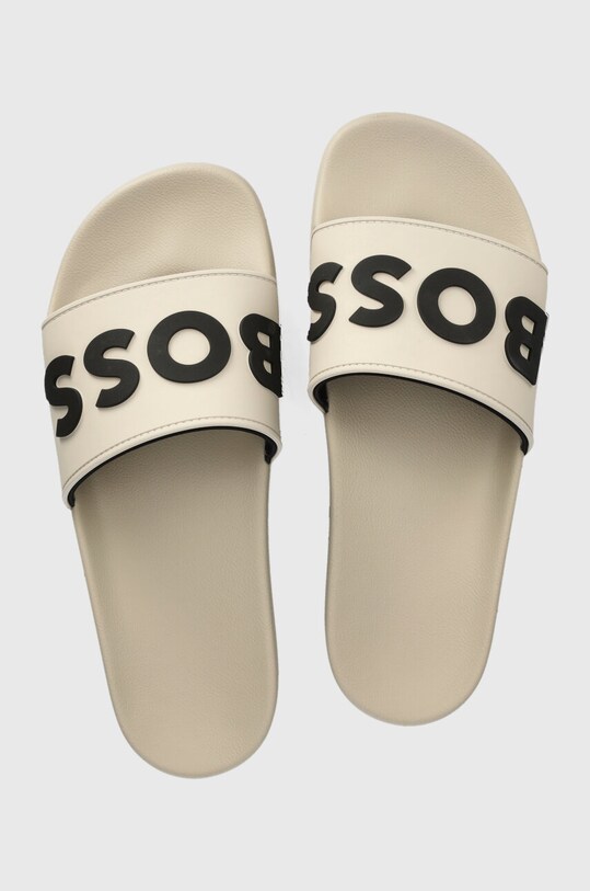 BOSS papucs Kirk bézs, férfi, 50498241 | ANSWEAR.hu