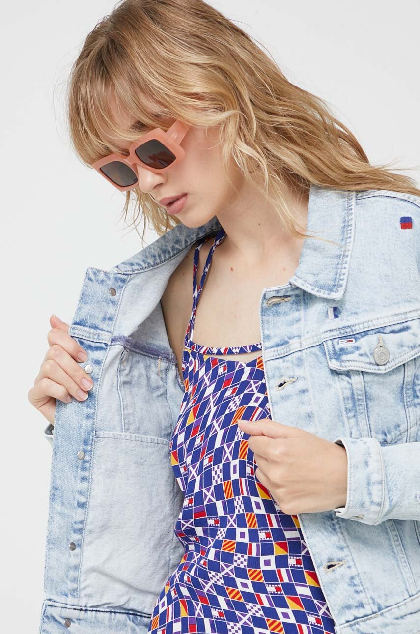Джинсовая куртка Tommy Jeans женская переходная | ANSWEAR.ua