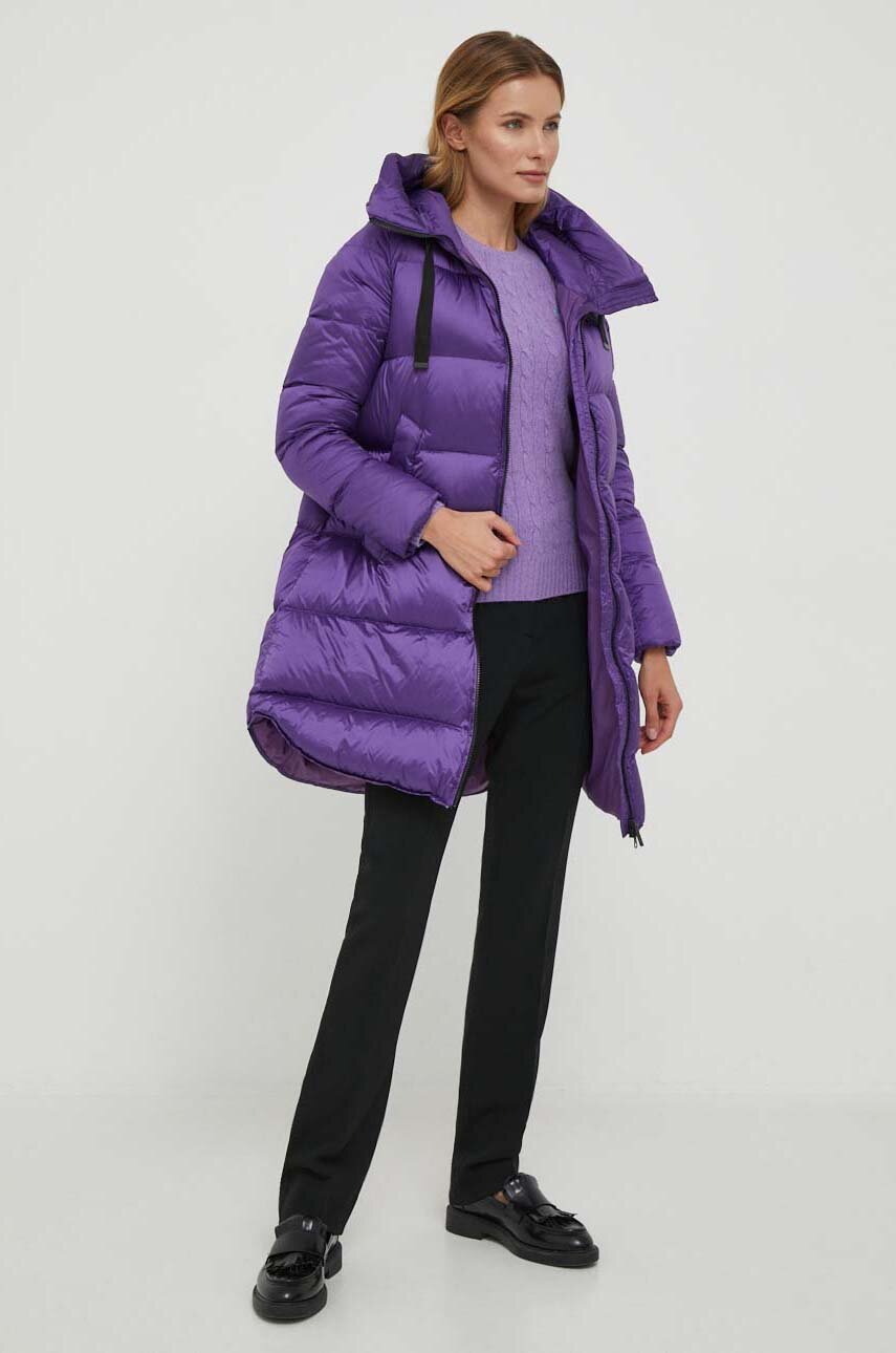 Bomboogie kurtka puchowa damska kolor fioletowy zimowa | Answear.com
