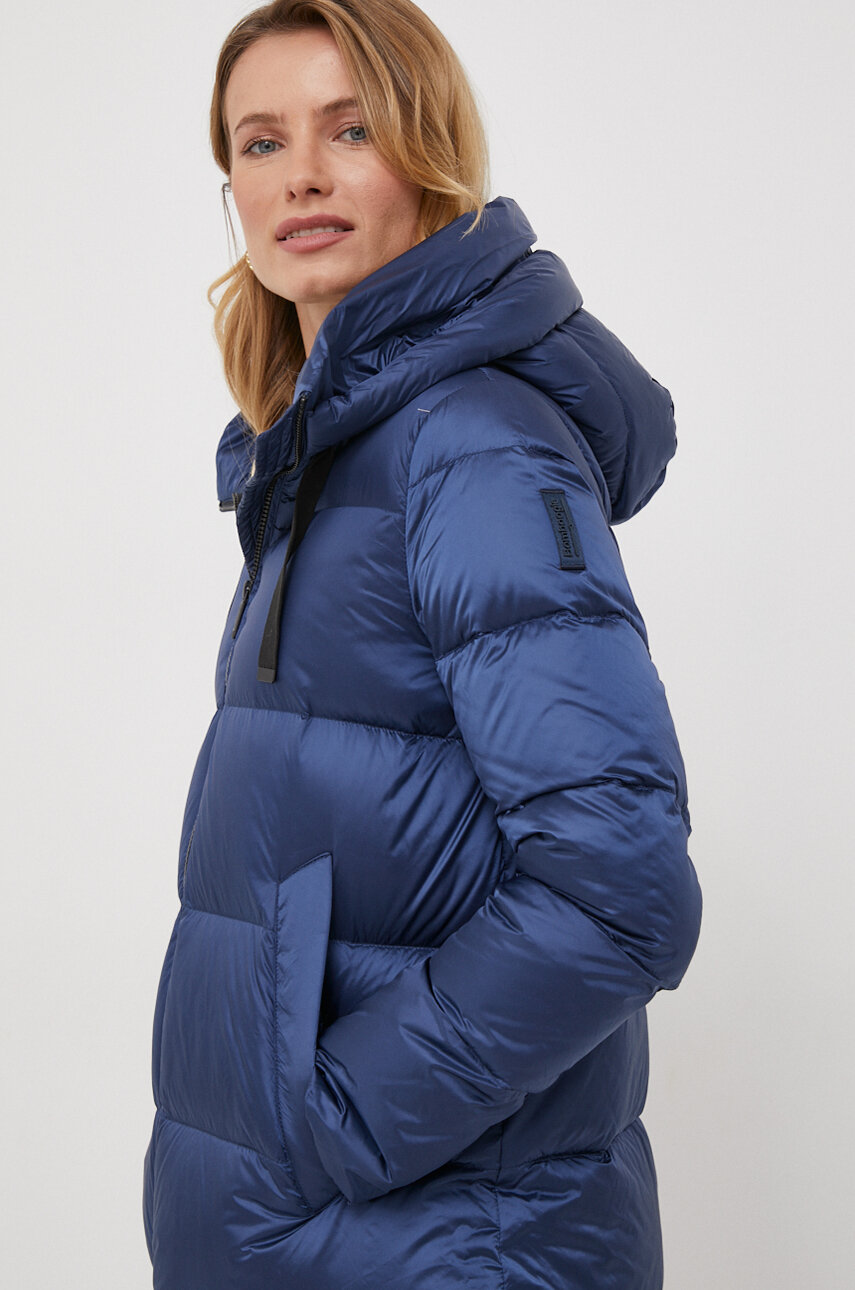 Bomboogie kurtka puchowa damska kolor granatowy zimowa | Answear.com