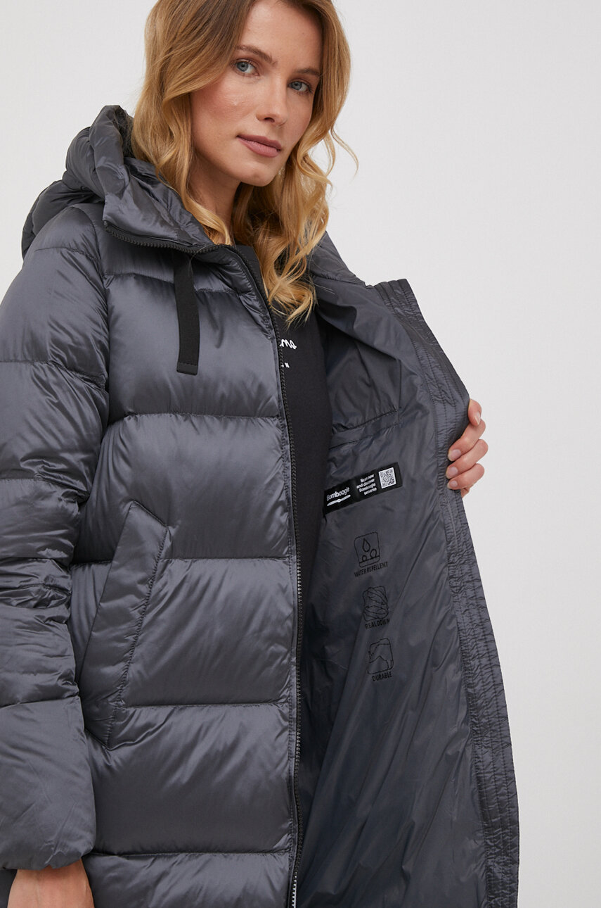 Bomboogie kurtka puchowa damska kolor szary zimowa | Answear.com