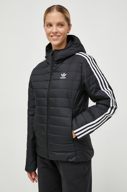 adidas Originals kurtka damska kolor czarny przejściowa | Answear.com