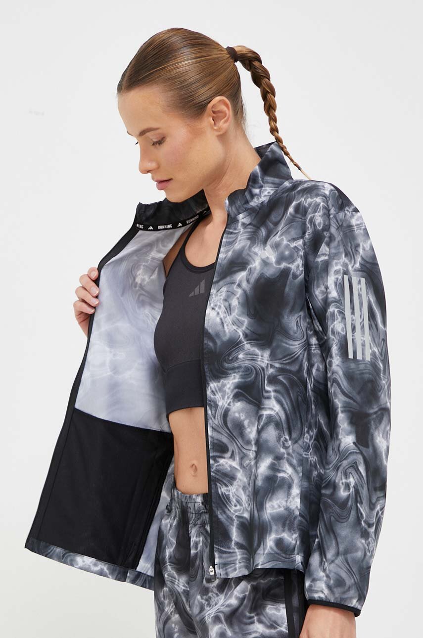 adidas Performance wiatrówka Own the Run kolor szary przejściowa ...