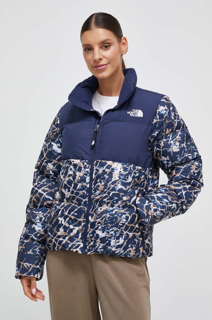 The North Face kurtka damska kolor granatowy zimowa | Answear.com The North Face kurtka damska kolor granatowy zimowa | Answear.com