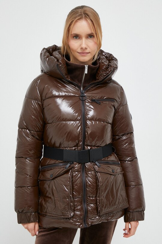 Куртка Dkny женская цвет коричневый зимняя | ANSWEAR.ua