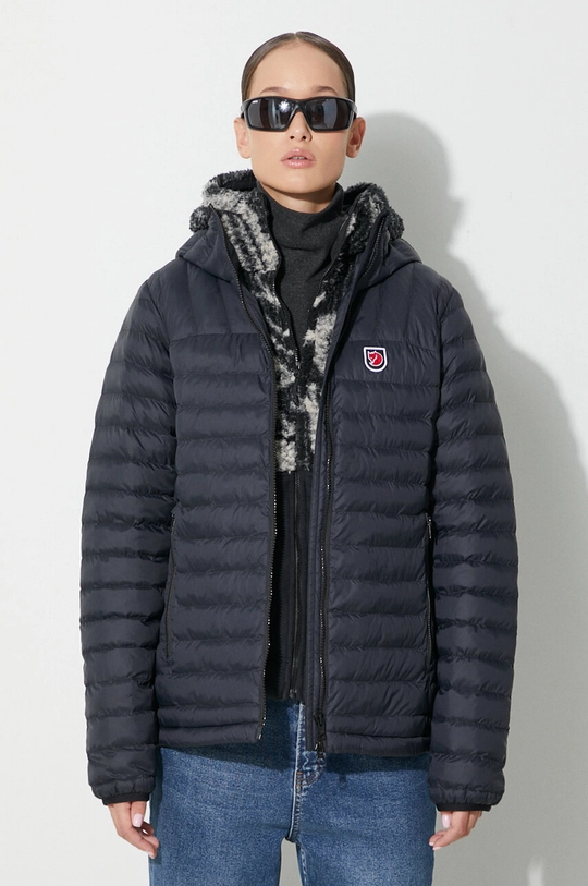 Fjallraven jacket Expedition Lätt women's navy blue color at PRM US