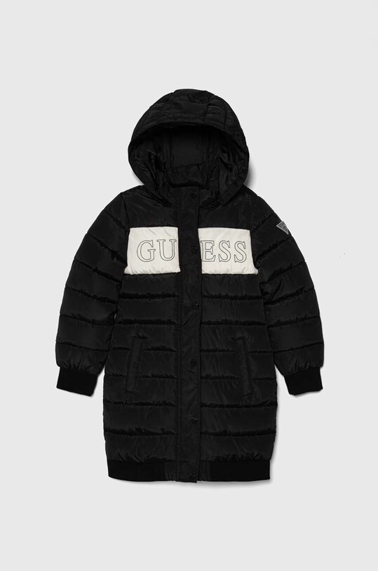 Дитяча куртка Guess колір чорний | ANSWEAR.ua