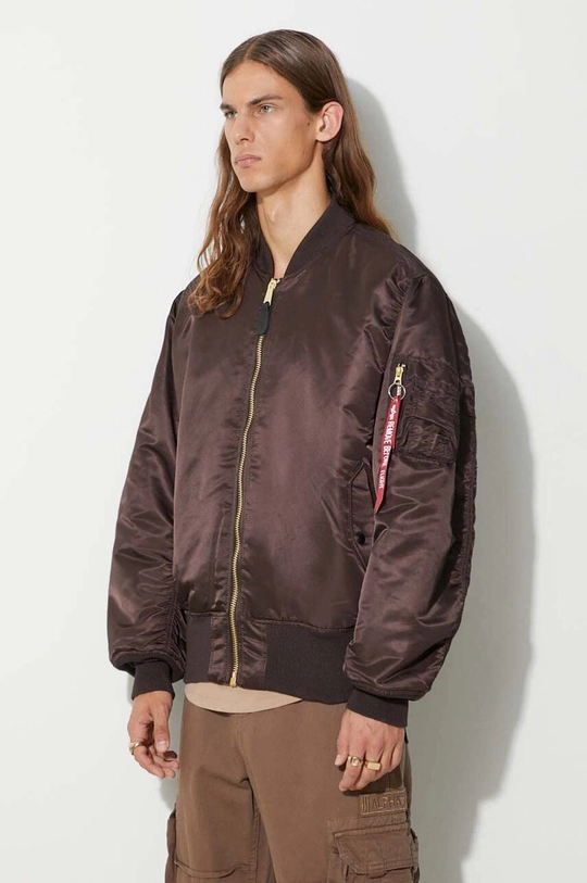 Alpha Industries reversible bomber jacket MA-1 men's brown color | buy ...