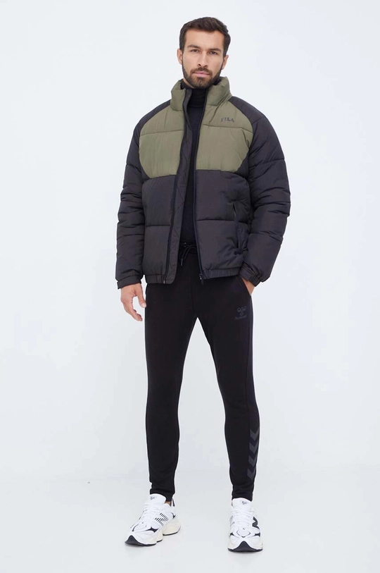 Куртка Fila чоловіча колір чорний зимова | ANSWEAR.ua