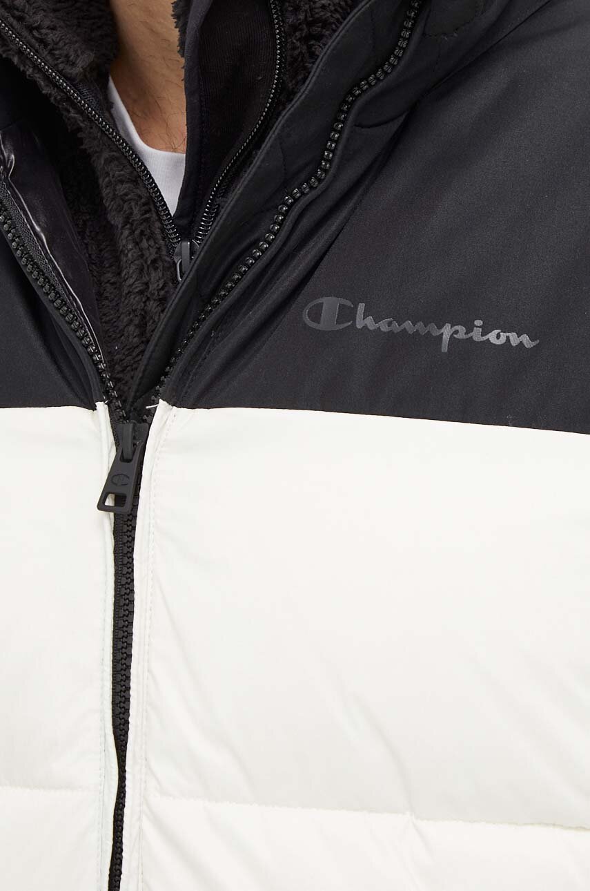 Куртка Champion чоловіча колір білий зимова | ANSWEAR.ua