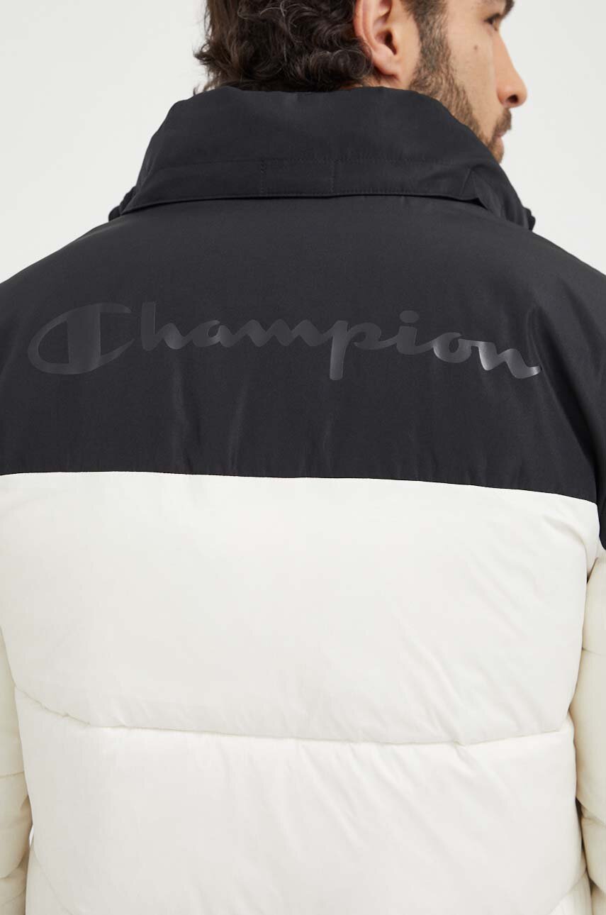 Куртка Champion чоловіча колір білий зимова | ANSWEAR.ua