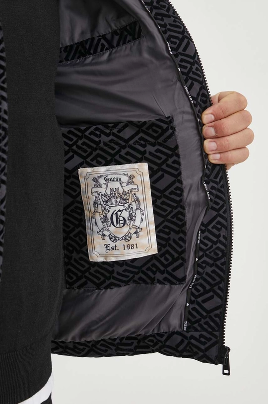 Guess kurtka męska kolor czarny zimowa | Answear.com