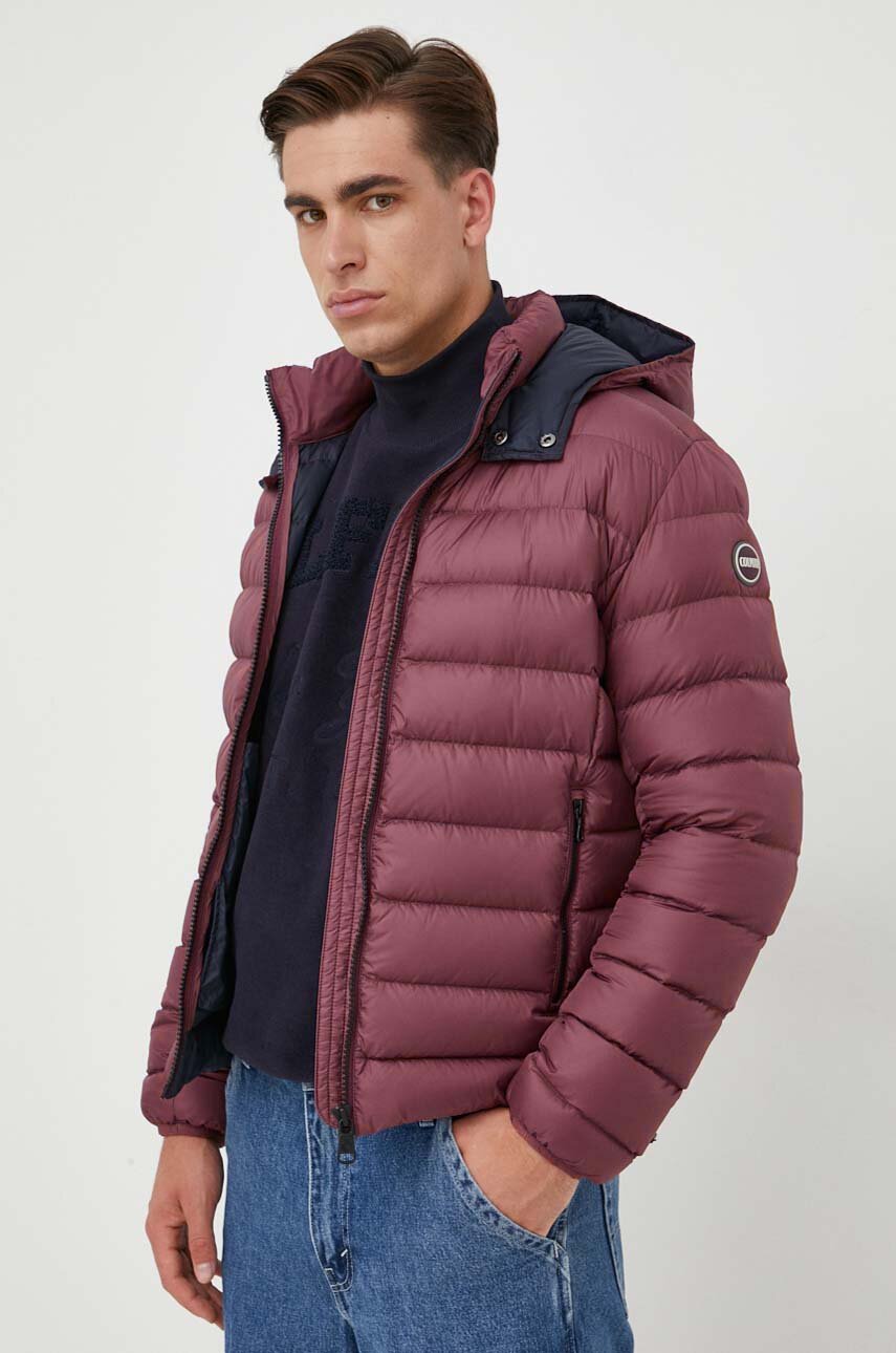Colmar kurtka puchowa męska kolor bordowy zimowa | Answear.com