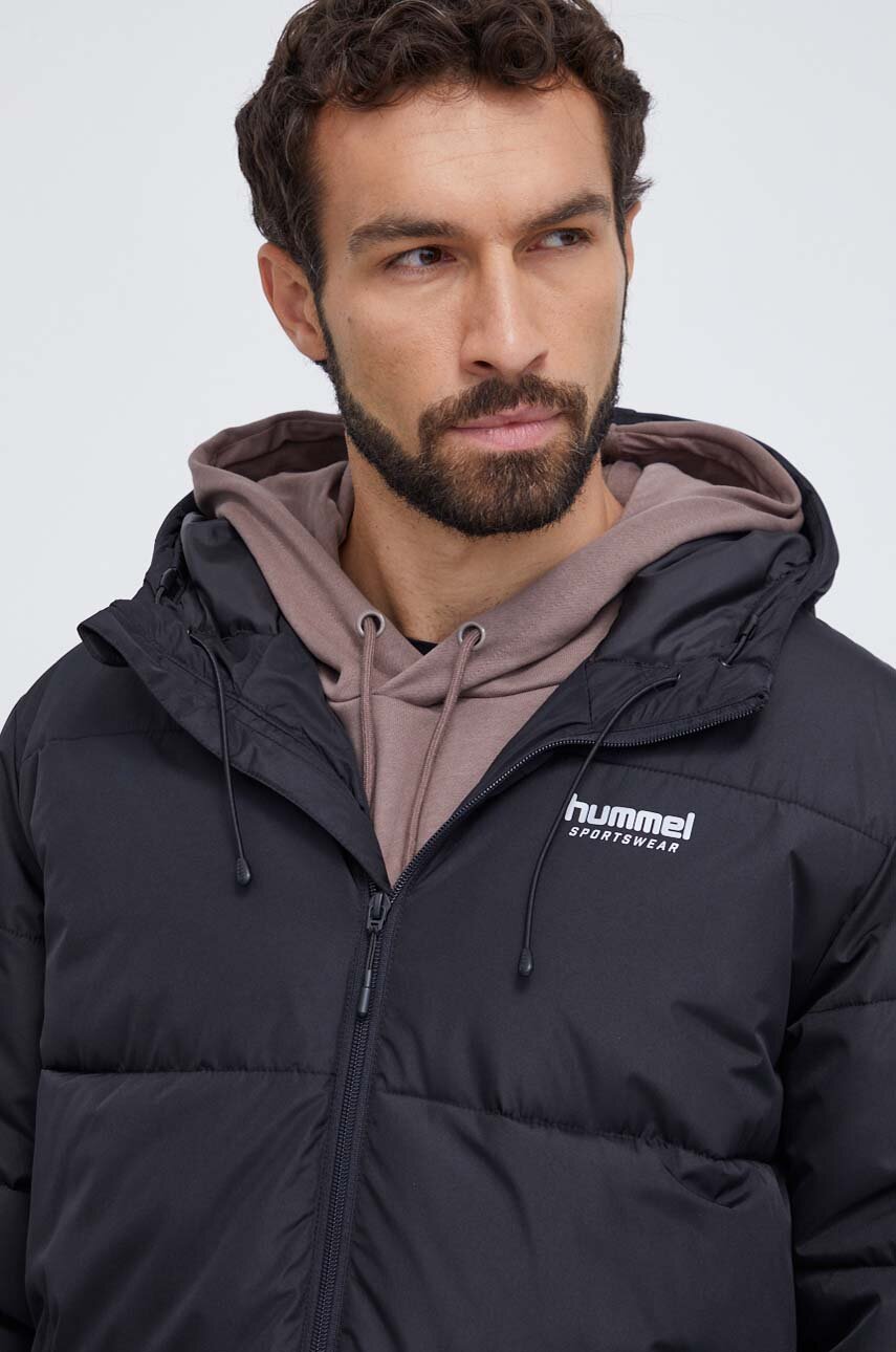 Hummel kurtka męska kolor czarny zimowa | Answear.com