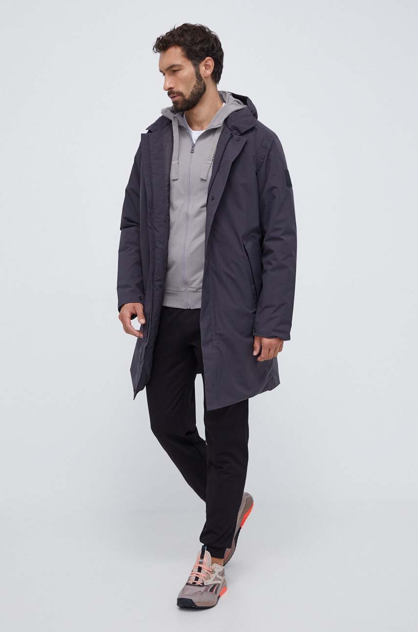 Jack Wolfskin kurtka męska kolor czarny przejściowa | Answear.com