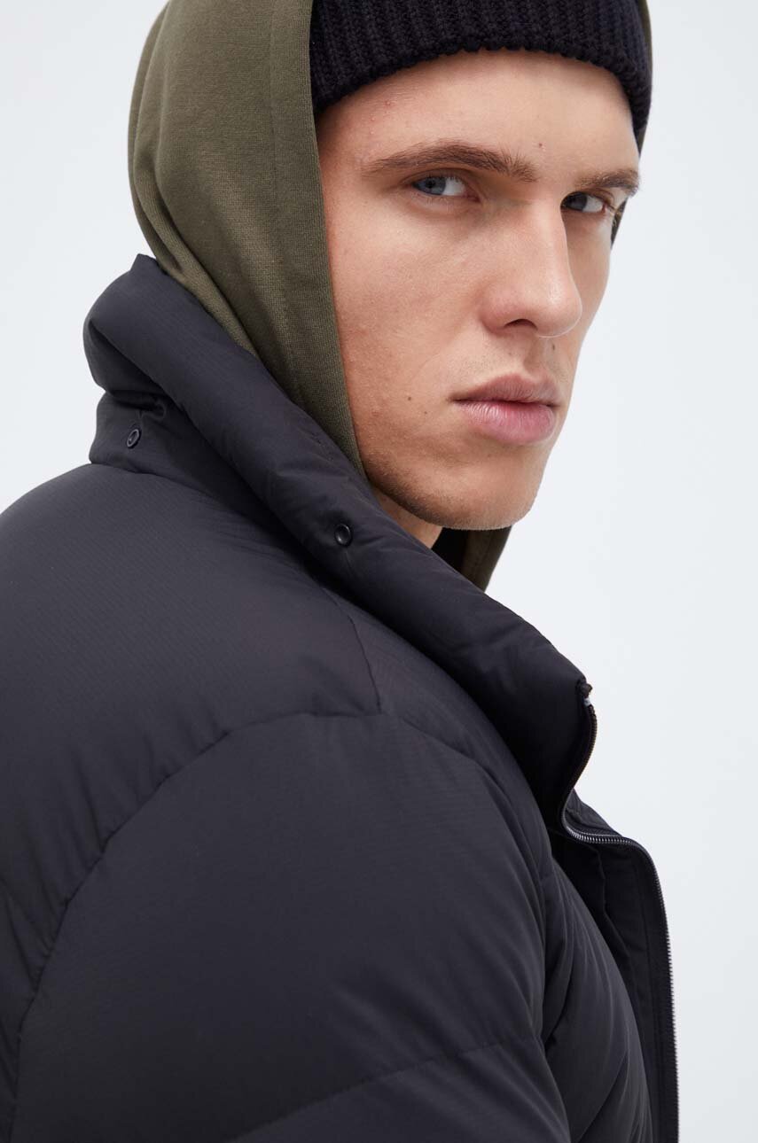 Jack Wolfskin kurtka puchowa męska kolor czarny zimowa | Answear.com