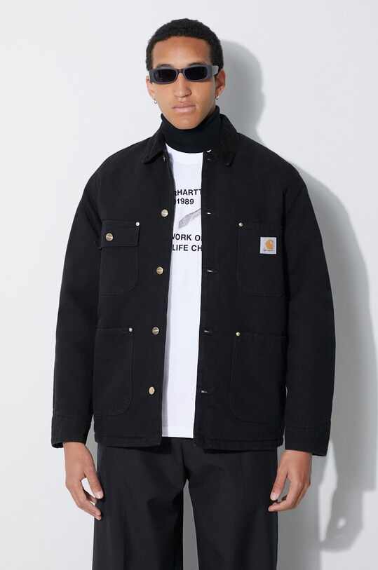 Carhartt WIP denim jacket men's black color | buy on PRM