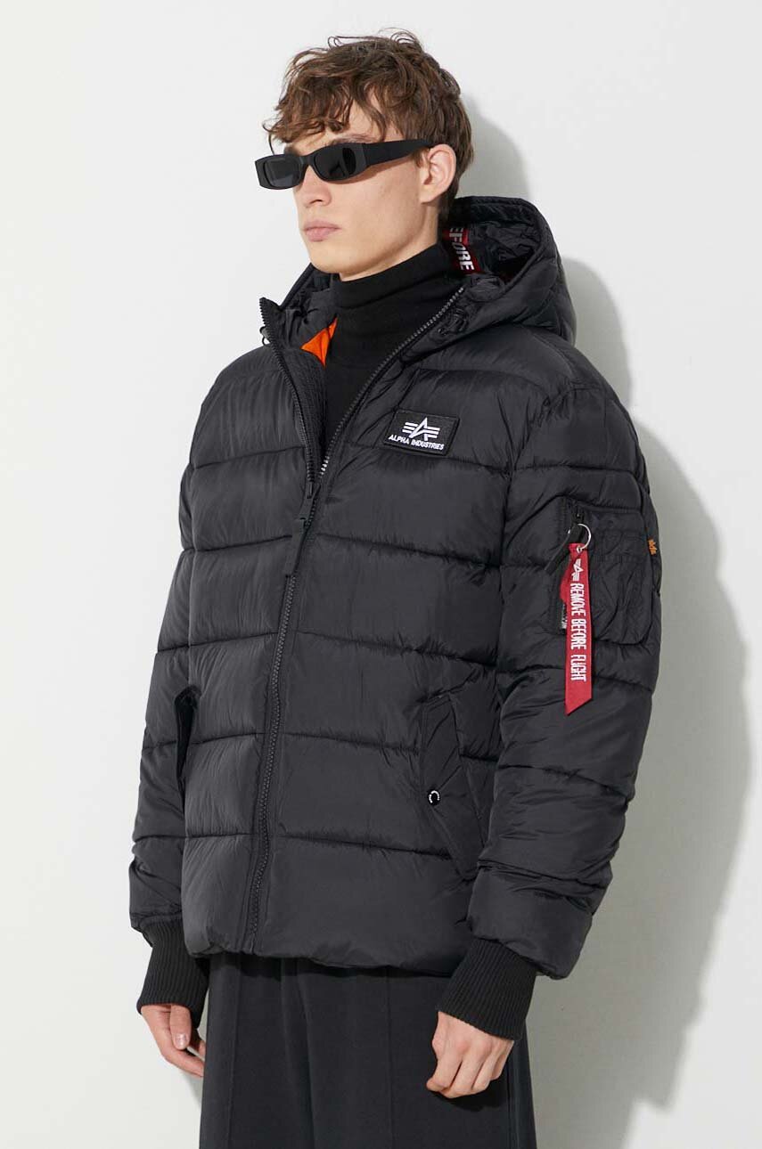 Alpha Industries jacket men's black color | buy on PRM