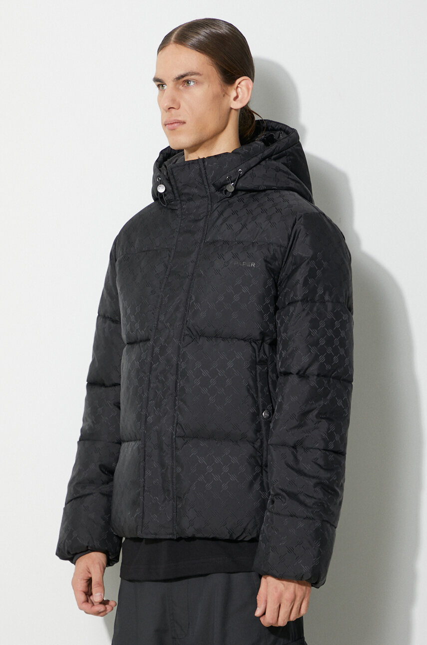 Daily Paper jacket Monogram Puffer men's black color 2323067 at PRM US