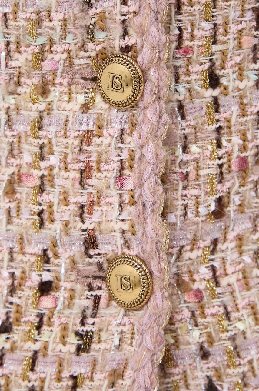 Sako s primjesom vune Luisa Spagnoli jednoredno zakopčavanje, s uzorkom ...